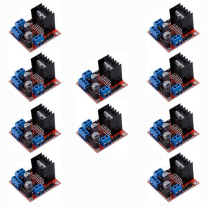 geeta enterprises (Pack of 10) L298N Motor Drive Controller Board ...