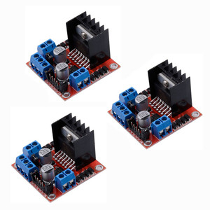 geeta enterprises (Pack of 3) L298N Motor Drive Controller Board Module ...