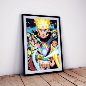 Naruto Poster With Frame For Room and Office Decor Fine Art Print ...