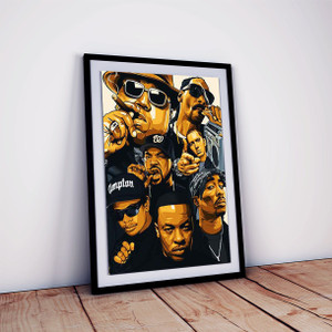 west Coast Rappers Poster Snoop Dogg, Dr. Dre, Tupac Shakur, Ice Cube ...