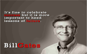 Bill Gates Wall Poster For Room With Gloss Lamination M18 Paper Print ...