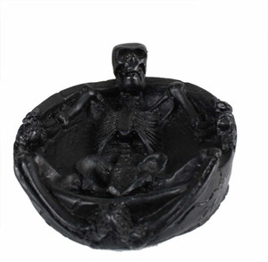 DecorMed Skeleton Black Polyresin Ashtray Price in India - Buy DecorMed ...