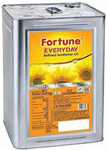 FORTUNE Sunflower Oil 15 Ltr Sunflower Oil Tin Price in India - Buy ...