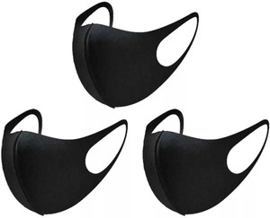 V-SAFE BLACK SPONGE MASK Cloth Mask Price in India - Buy V-SAFE BLACK ...