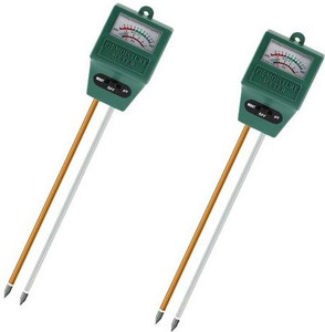 konvio neer 2-in-1 Soil Moisture/pH Meter, Pack of 2 Soil Test Kit ...