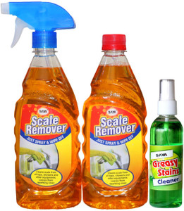 saya Combo of Scale Remover 500ml (Pack of 2) + Greasy Stains Cleaner ...