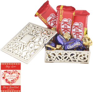 Cadbury Choclairs & Nestle Kitkat Chocolate Gift Box | Chocolate Gift ...