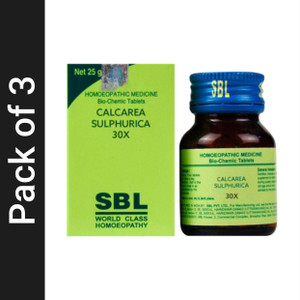 SBL Calcarea Sulphurica 30X Tablets Price in India - Buy SBL Calcarea ...