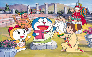 Doraemon Wall Poster For Room With Gloss Lamination M9 Paper Print ...