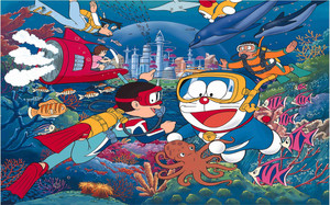 Doraemon Wall Poster For Room With Gloss Lamination M19 Paper Print ...