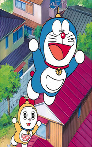 Doraemon Wall Poster For Room With Gloss Lamination M21 Paper Print ...