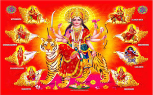 Devi Mata Religion Wall Poster For Room With Gloss Lamination M29 Paper ...