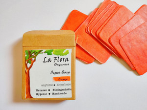 La Flora Organics Handmade Paper Soap -set of 5 packs - Price in India ...