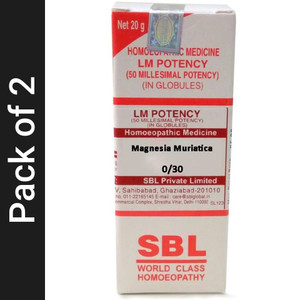 SBL Magnesia Muriatica 0/30 LM Globules Price in India - Buy SBL ...