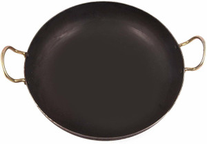 KITCHEN SHOPEE Traditional Iron deep Kadai Frying Cooking Fry Kadhai ...