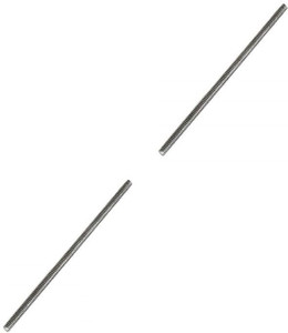 INVENTO 2pcs SS304 Rustproof Stainless Steel Threaded Rod M4 4mm OD ...