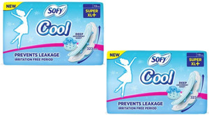 SOFY COOL Sanitary Pads Super XL+ 15+15 Pads Sanitary Pad Sanitary Pad ...