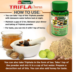 Dr. Thapar's TRIPHLA ORGANIC CHURAN DIGESTION AID Price in India - Buy ...