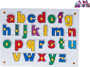 DIGI HomeKart wooden colorful learning educational abcd puzzle board ...