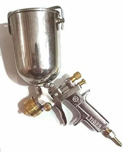 Tiger Paint/Color Spray Gun with SS Bucket/Cup Heavy Duty Size 1 Pint ...