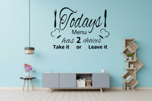 DICTON HUB 60 cm Latest Menu Design Wall Sticker Removable Sticker ...