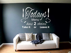 DICTON HUB 60 cm Latest Menu Design Wall Sticker Removable Sticker ...