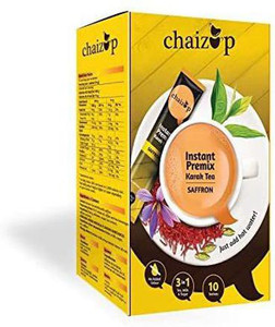 chaizup Instant Saffron Premix Tea - 10 Sachets of Karak Ready to Drink ...