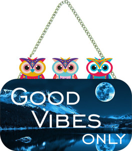 Brothers Creation Good Vibes Only Wall Name Plate Price in India - Buy ...