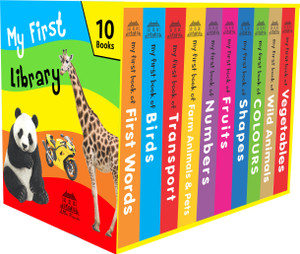 My First Library - Box Set of 10 Colourful Board Books for Kids: Buy My ...