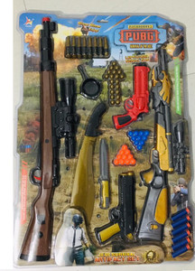 Astha Enterprise Big Size PUBG Theme Gun Toys Set Including Assault ...