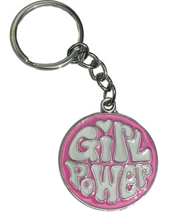 ZZZ Fashion Girl Power Pink Key Chain (High Quality Metal) for Car ...