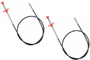 SBTs DF-Pipe Sink Cleaner 2 Pcs Drain Opener tool 65cm Multi-purpose ...