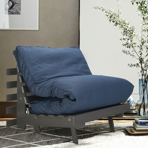 ARRA Futon 1 Seater Single Engineered Wood Fold Out Sofa Cum Bed Price ...