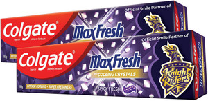 Colgate MaxFresh Purple Spicy Fresh Gel Toothpaste, Kolkata Knight ...