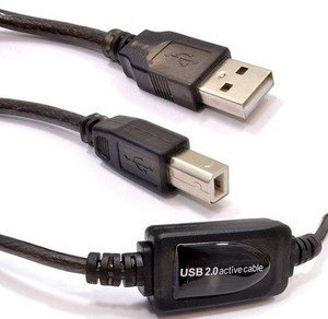 techut Micro USB Cable 15 m 15 Mtr Usb A to B printer cable with ic ...