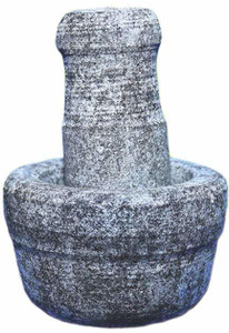 subaa Subaa Stone Mortar and Pestle Set/Ural/Idikallu/Okhli Stone ...