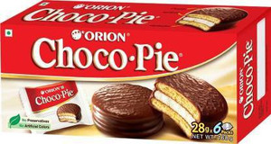 ORION Choco Pie Chocolate Coated Soft Cookies (168 g) Cookies Price in ...