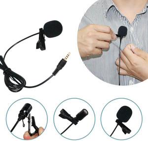 Kholli Wala collar microphone mic wireless news reporter with speaker ...