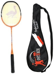 Ostrich AARU SMASH ALUMINIUM Wide Body Badminton Racket With 1 Piece ...
