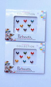 NAATHSAMVIDH Parineeta Bindi Forehead Multicolor Bindis Price in India ...