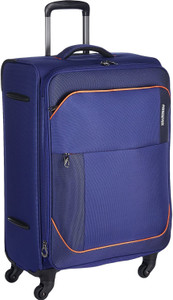 AMERICAN TOURISTER Warren Polyester 68 cms Blue/Orange Soft Sided ...