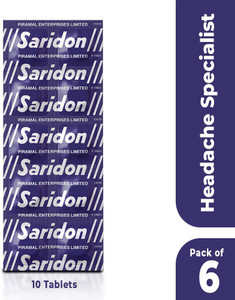 Saridon Quick Relief Tablets Price in India - Buy Saridon Quick Relief ...