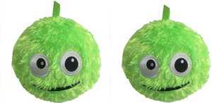 Tanish Inflatable Emoji Face Furry Ball with 9 inch for kids play ball ...