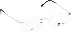 Titan Rimless Rectangle Frame Price in India - Buy Titan Rimless ...