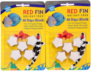 Petzlifeworld Red Fin 15 Days Holiday / Vacation Fish Food Blocks Pack ...