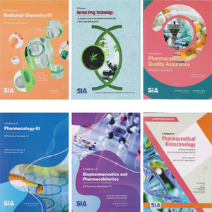 B.Pharmacy PCI (Semester-VI) SET Of 6 SUBJECTS ( A Textbook Of ...