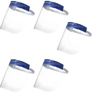 abron tech Full Face Shield Mask, face shield mask reusable, plastic ...