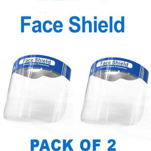 abron tech Full Face Shield Mask, face shield mask reusable, plastic ...
