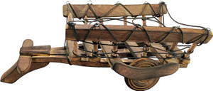 Extreme Karigari Wooden Khatola- Handicraft Bullock Cart/Bailgadi ...