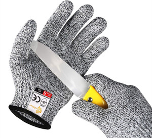 eDUST Kitchen Knife Blade Proof Safety Protection Cut Resistant Gloves ...